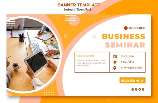 Contoh Banner Seminar Nasional dan Cara Bikinnya
